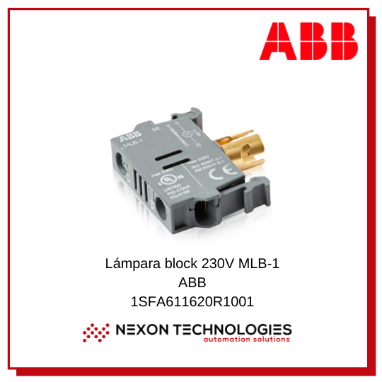 Bloque de lámpara |ABB | 1SFA611620R1001 – Nexon Technologies