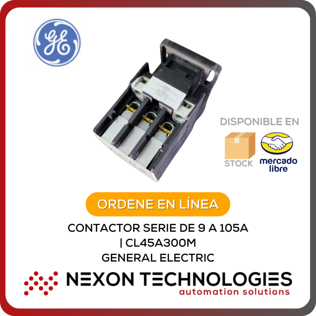 CONTACTOR SERIE DE 9 A 105A | CL45A300M | GENERAL ELECTRIC – Nexon ...